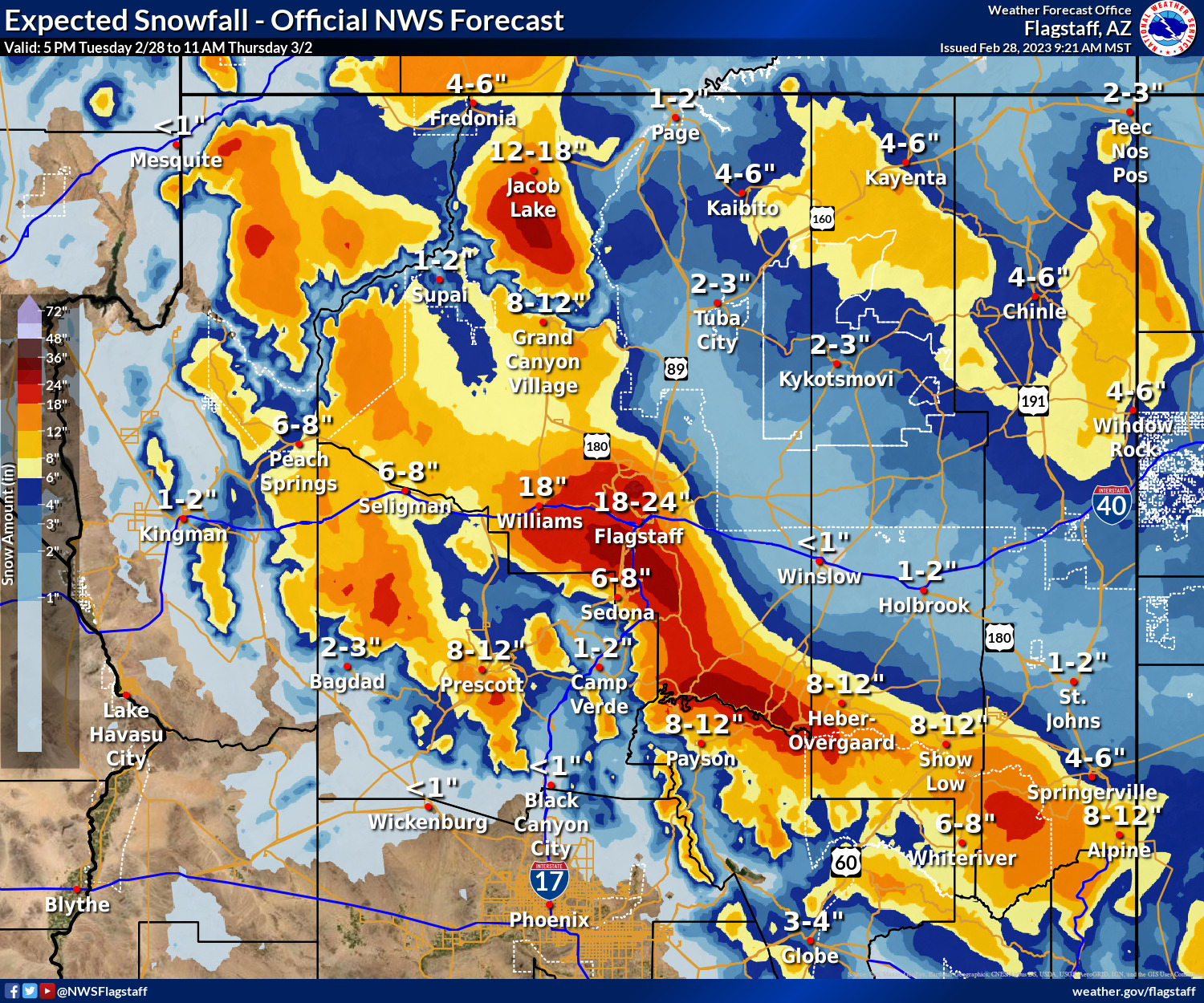 7-Day Forecast - Snow Is Coming - Walker Community