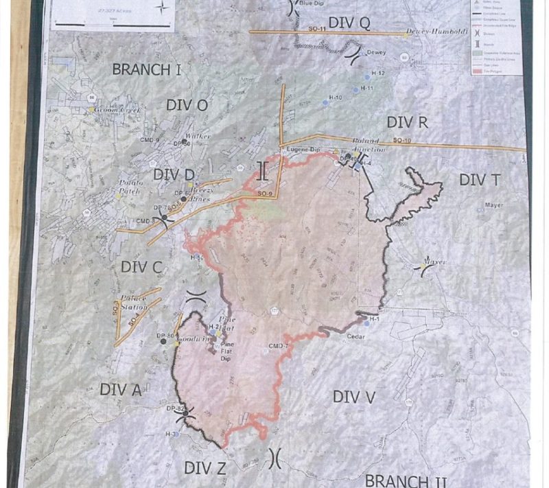 YCEM Current Goodwin Fire map update - Walker Community
