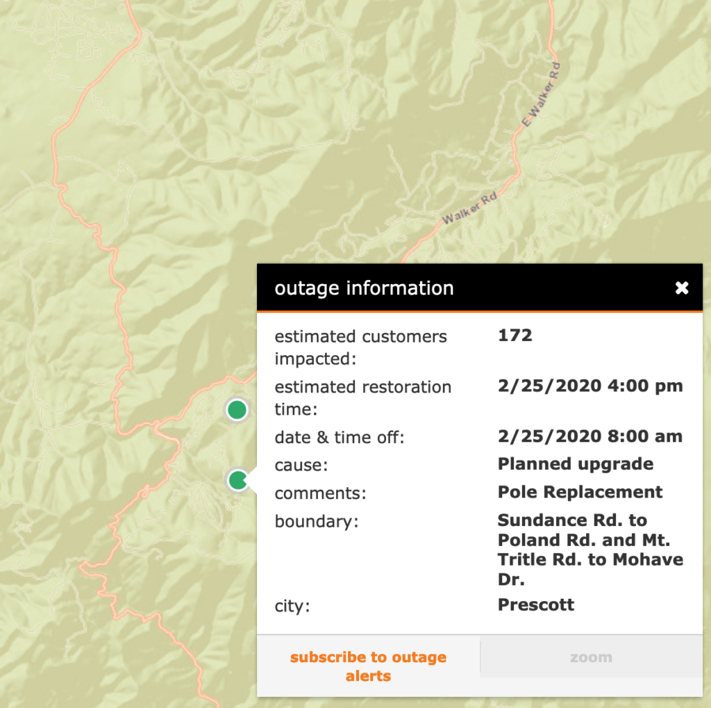 APS Power Poles Being Replaced - Walker Community