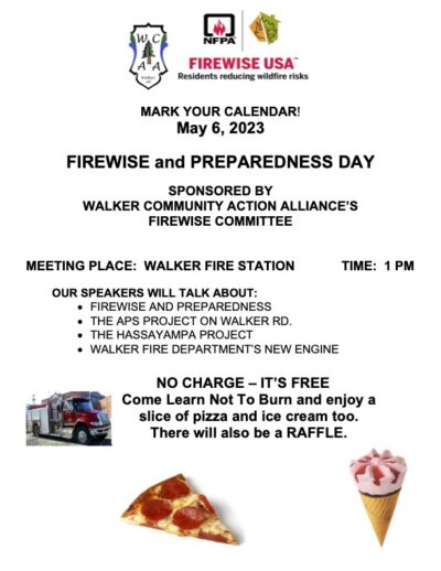FIREWISE and PREPAREDNESS DAY - Walker Community
